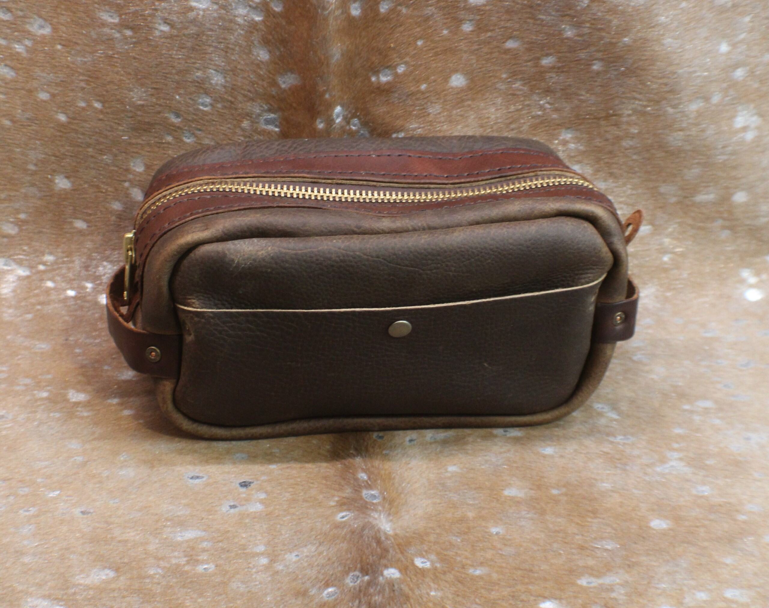 Kodiak Dopp Kit Brown – Life By Mazak Creations